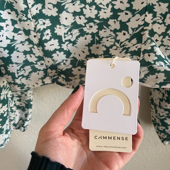 Commense | Tops | Commense Long Sleeve Sweetheart Neck Square Back ...